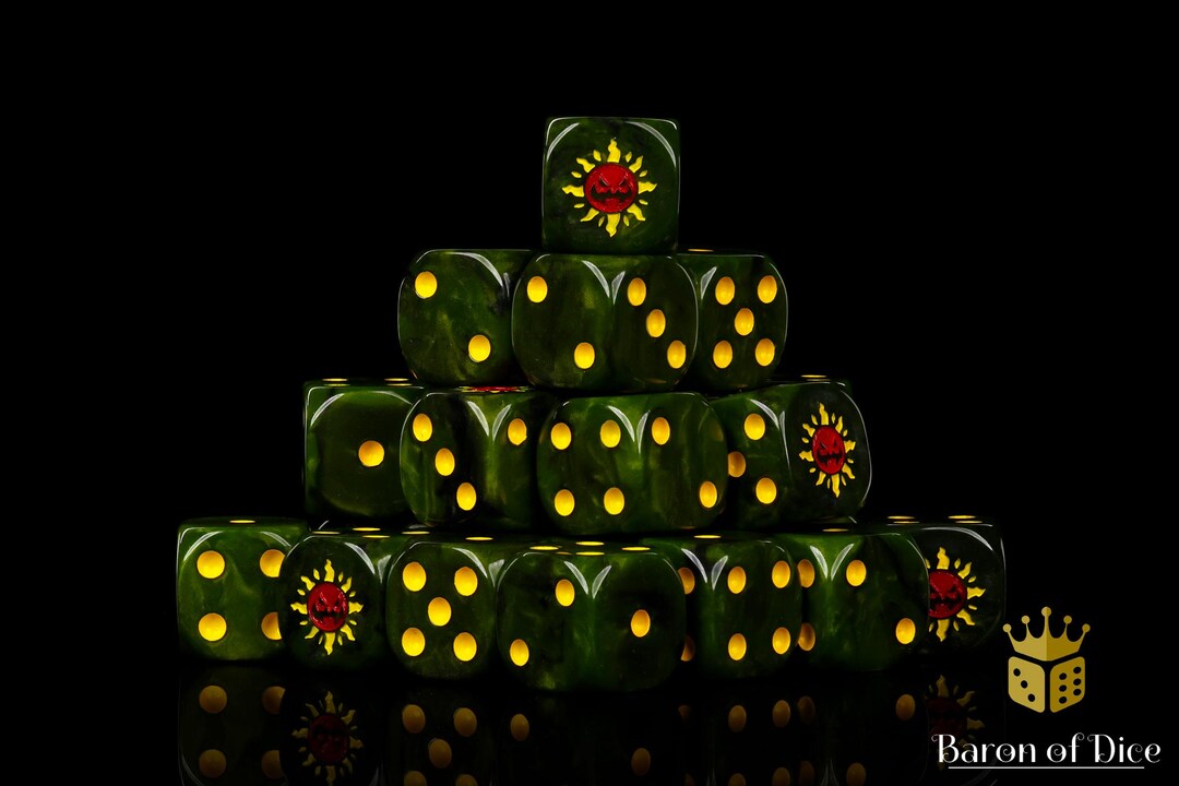 Premium Sneaky Orc Sun Dice - Etsy