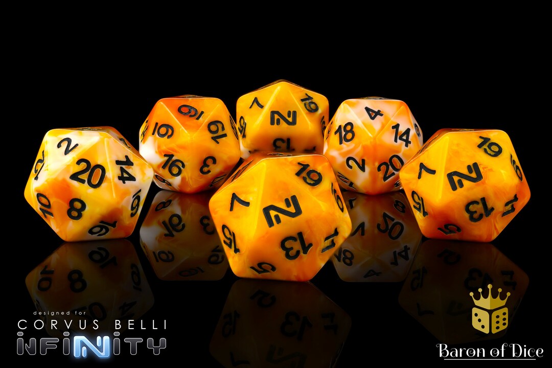 Infinity: N4, ASIAN GIANT, Officially Licensed Dice Set - Etsy