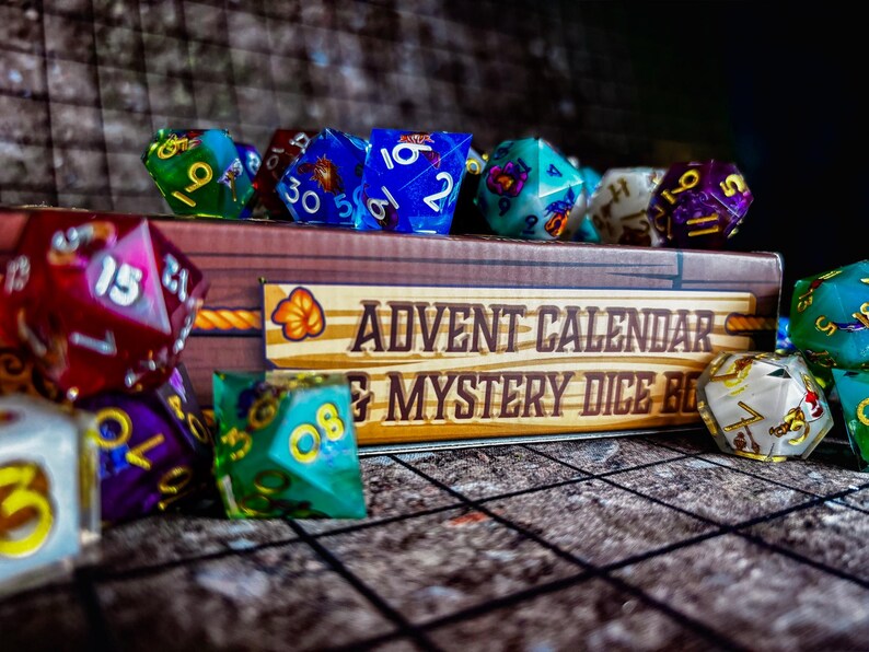 Dnd Mystery Dice Advent Calendar - Goblin Game Night - Etsy Australia