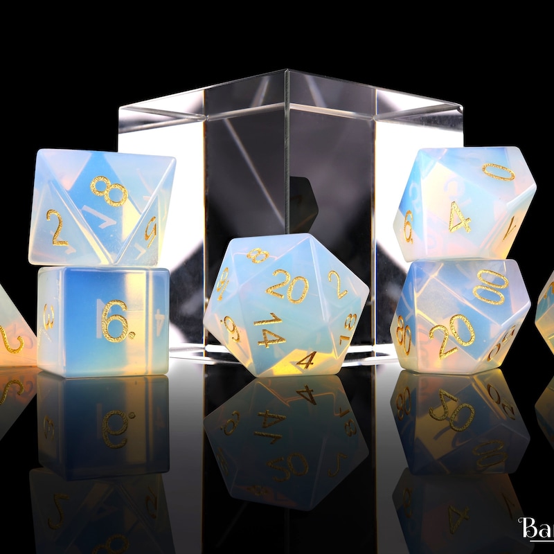 Gemstone Dice - Etsy