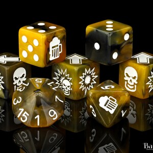 Glorious Ale, Tabletop Football Dice Set - Etsy