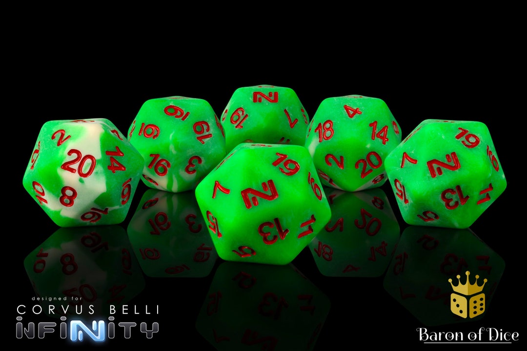 Infinity: N4, Union, Officially Licensed Dice Set - Etsy