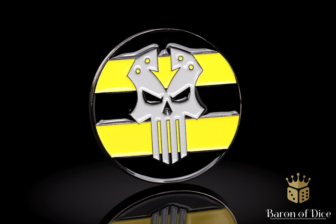 Single Objective Marker Coins | 40mm Collectible Coins | Steel ...