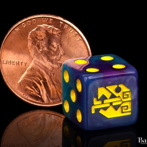 Premium Aztec Lizard Rune Dice - Etsy