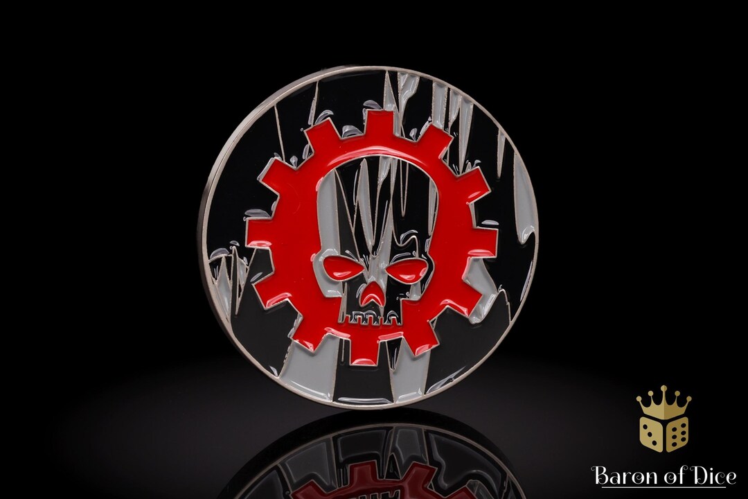Single Objective Marker Coins | 40mm Collectible Coins | Machine - Etsy
