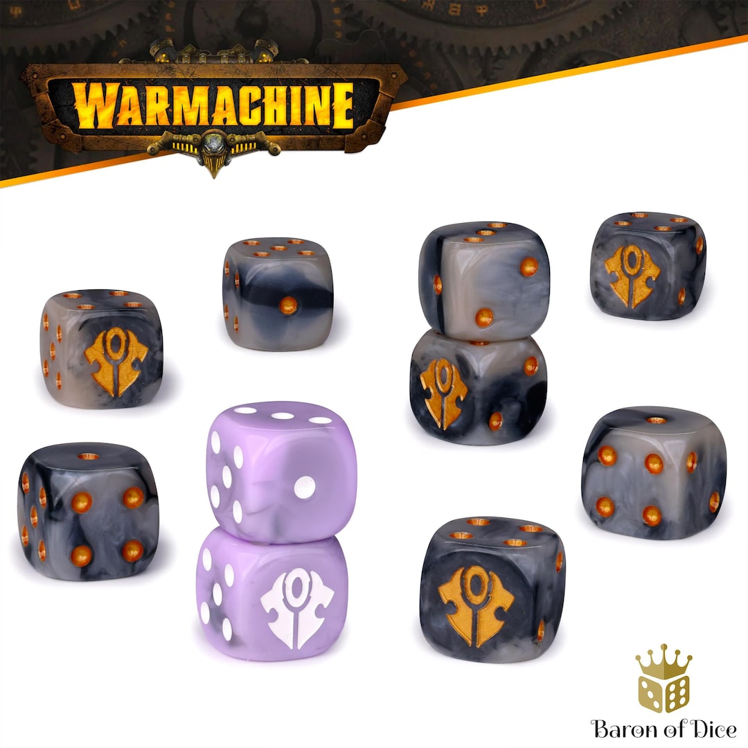 Warmachine: Dusk, House Kallyss Official Dice Set - Etsy
