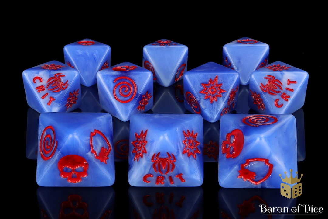Premium Heroic Spider D8 Dice Set - Etsy