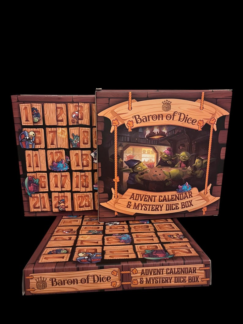 Dnd Mystery Dice Advent Calendar - Goblin Game Night - Etsy Australia