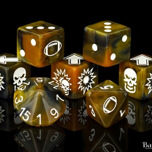 Glorious Ale, Tabletop Football Dice Set - Etsy