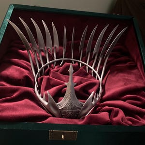 Dark Fantasy Crown | Original Design | 3D Printed SLA Resin Headpiece ...