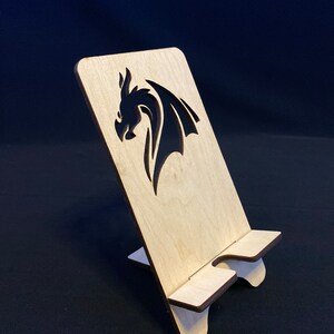 Phone Stand! Wooden Stand!! Dragon Stand! - Etsy