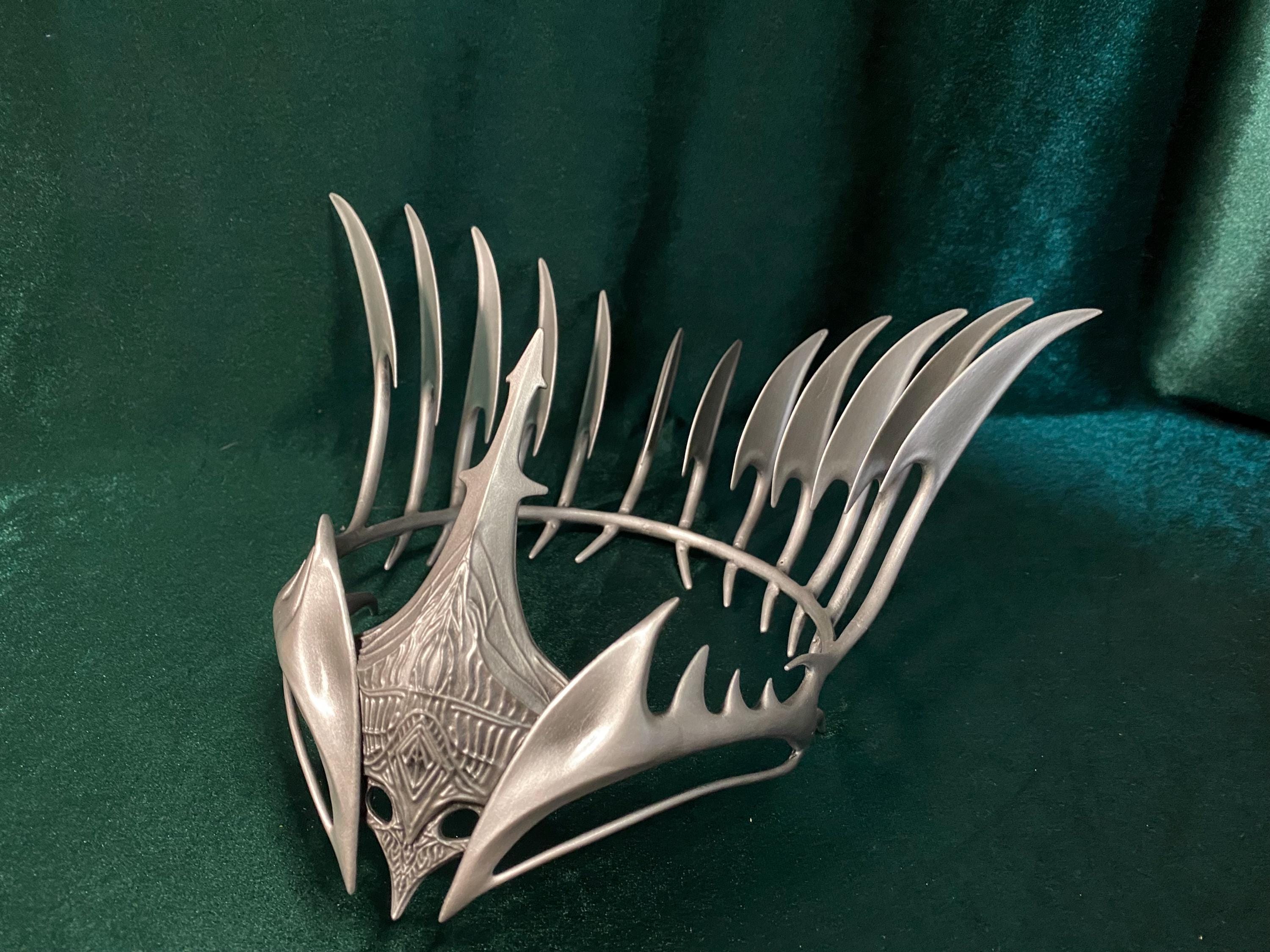 Dark Fantasy Crown | Original Design | 3D Printed SLA Resin Headpiece ...