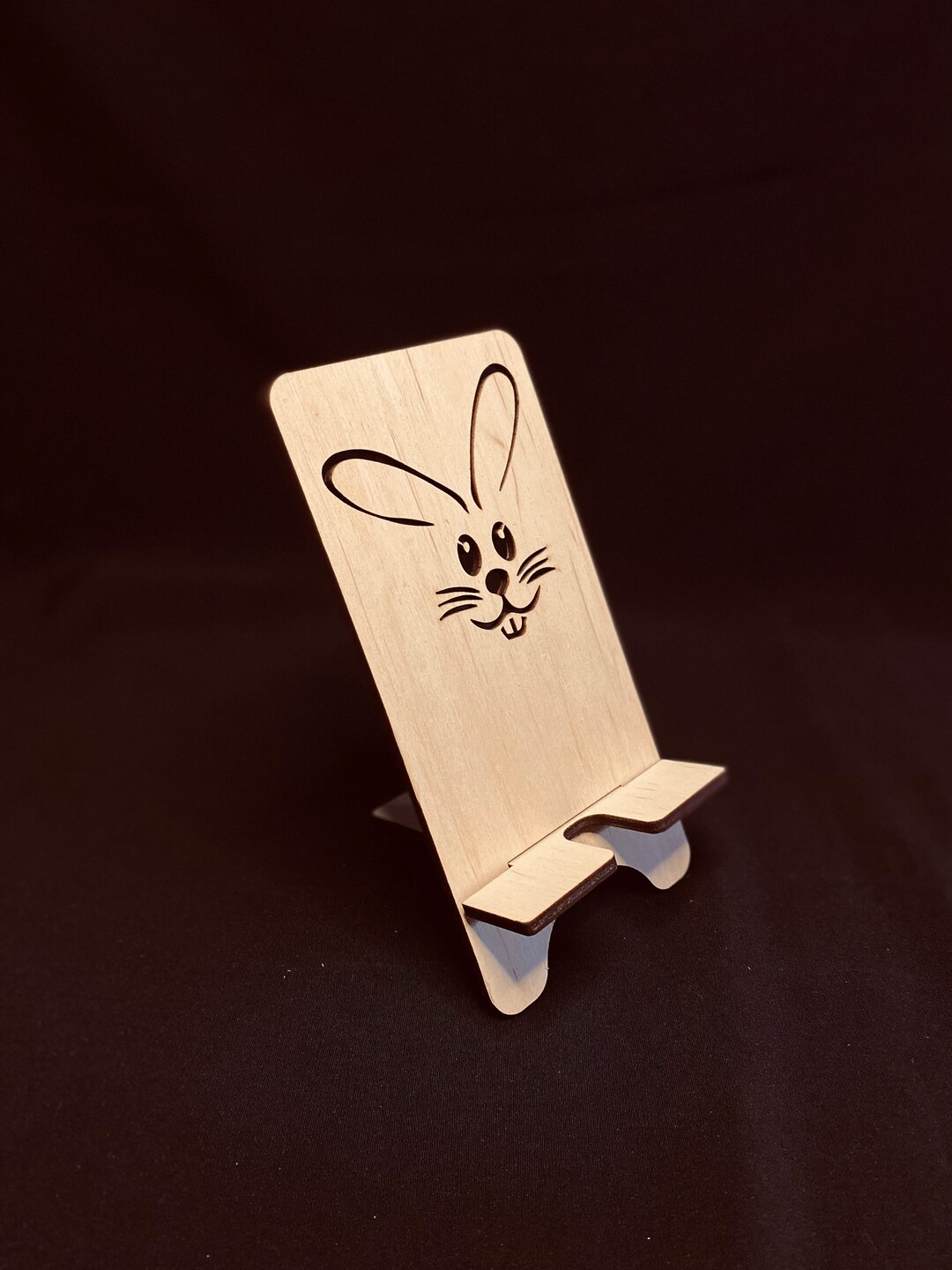 Phone Stand! Wooden Stand!! Rabbit! - Etsy