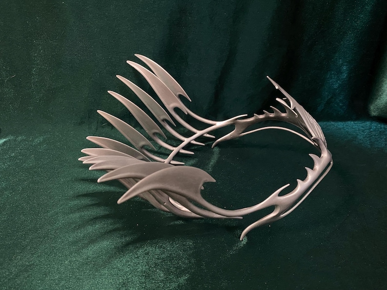 Dark Fantasy Crown | Original Design | 3D Printed SLA Resin Headpiece ...