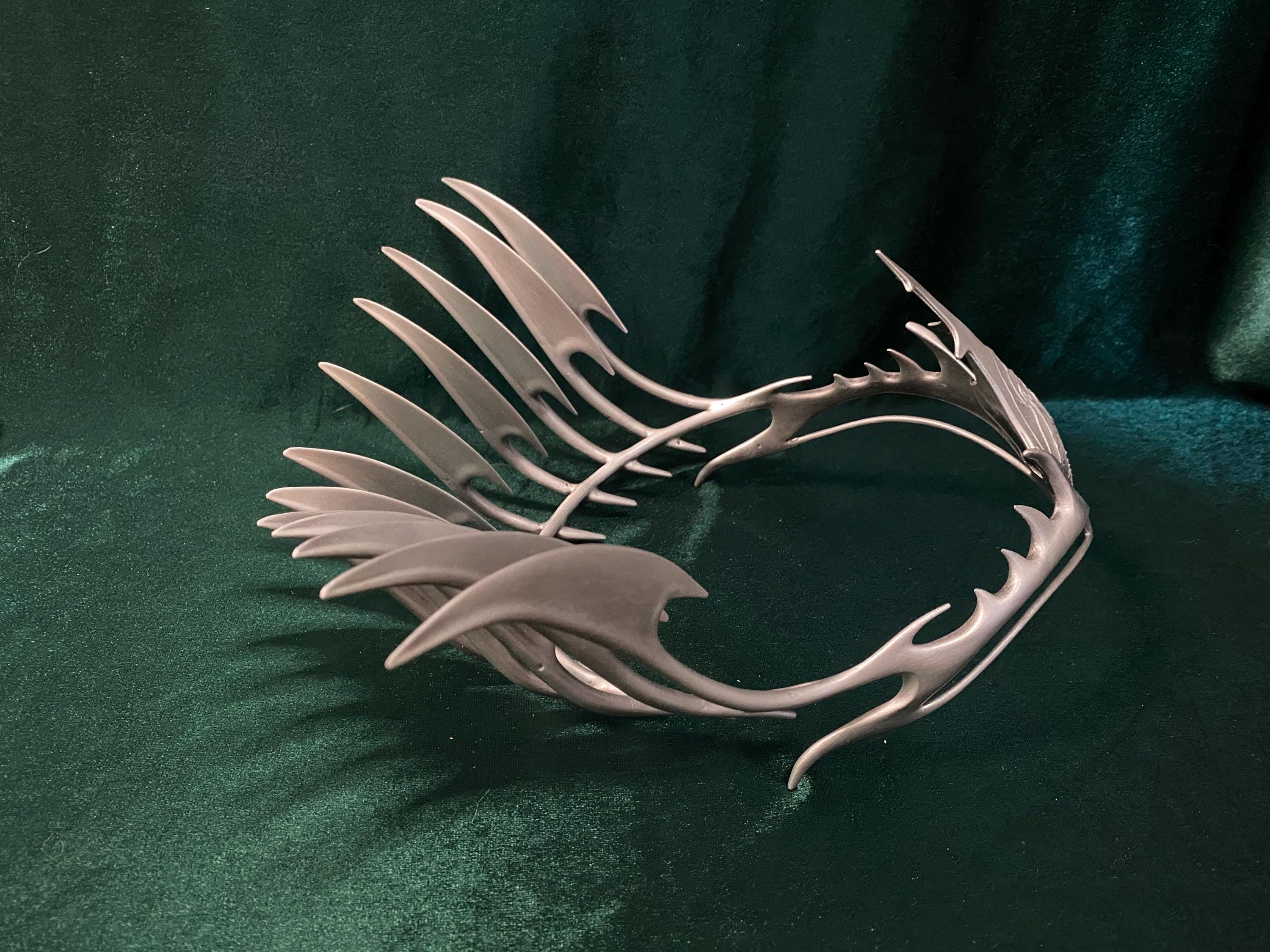 Dark Fantasy Crown | Original Design | 3D Printed SLA Resin Headpiece ...