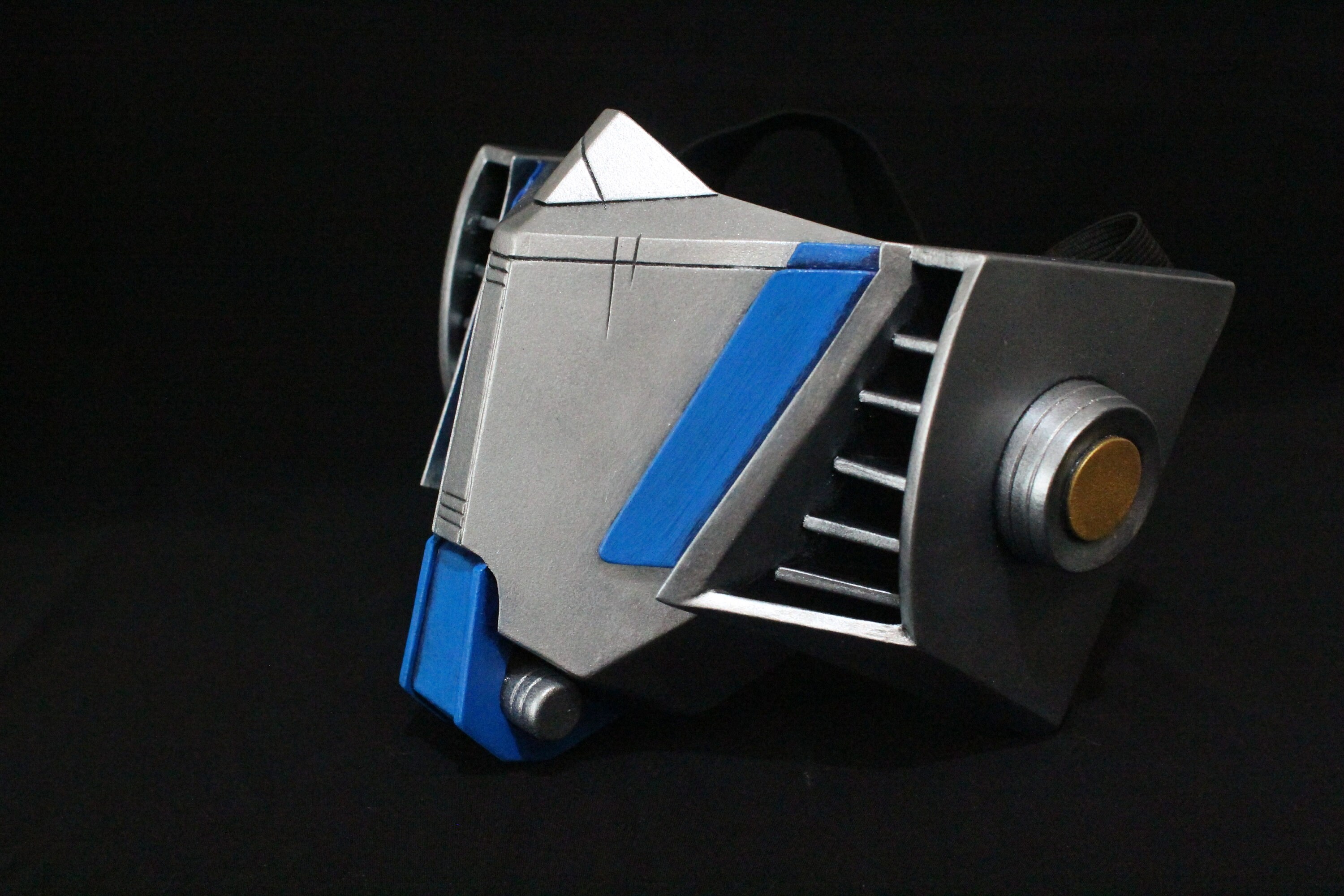 Optimus Prime Half Mask — Handcrafted Cosplay Prop, Cast & 3D Printed ...
