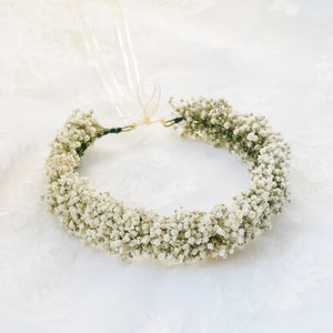 Baby's Breath Flower Crown Bridal Flower Crown/flower Girl Crown - Etsy