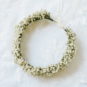 Baby's Breath Flower Crown Bridal Flower Crown/flower Girl Crown - Etsy