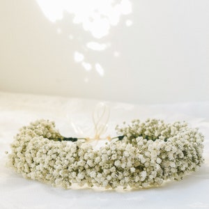 Baby's Breath Flower Crown Bridal Flower Crown/flower Girl Crown - Etsy