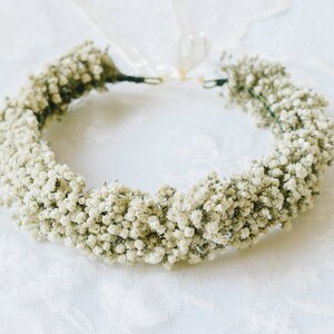 Baby's Breath Flower Crown Bridal Flower Crown/flower Girl Crown - Etsy