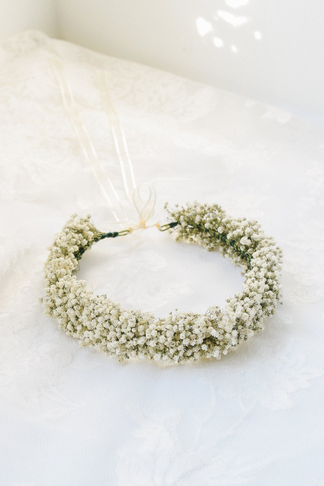 Baby's Breath Flower Crown Bridal Flower Crown/flower Girl Crown - Etsy