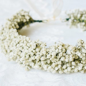 Baby's Breath Flower Crown Bridal Flower Crown/flower Girl Crown - Etsy