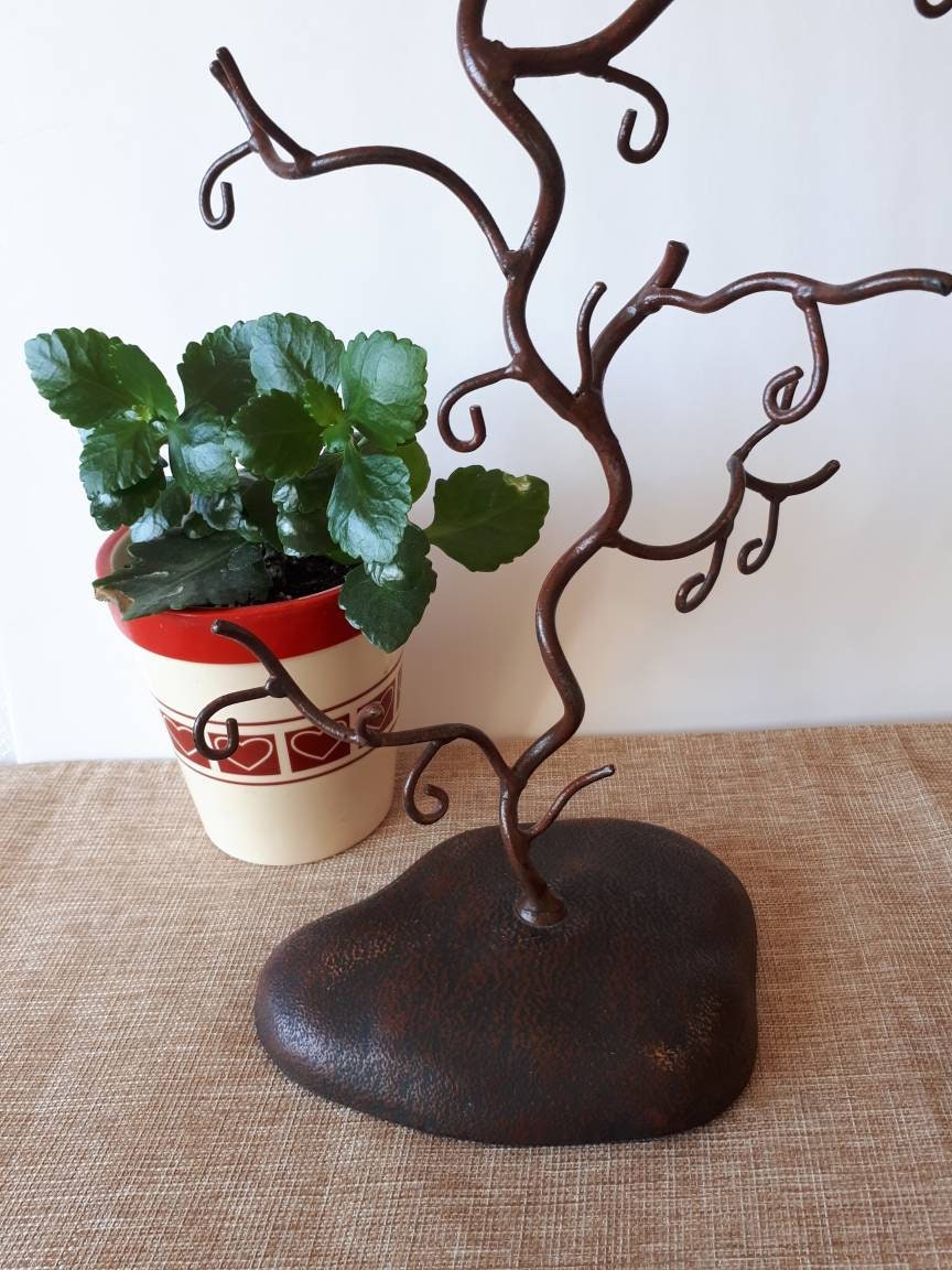 Bronze Metal Tree Stand for Jewelry or Ornaments - Etsy