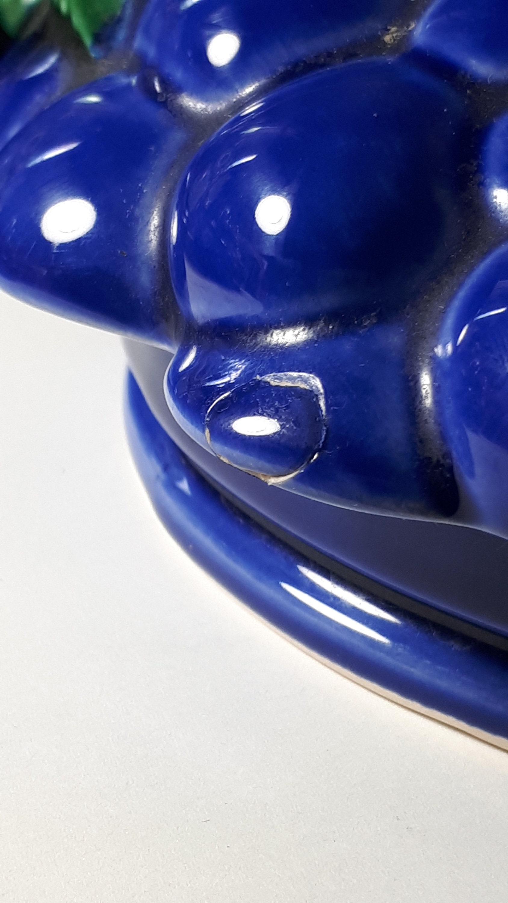 Large Vintage Tilted Grape Ceramic Cookie Jar - Etsy