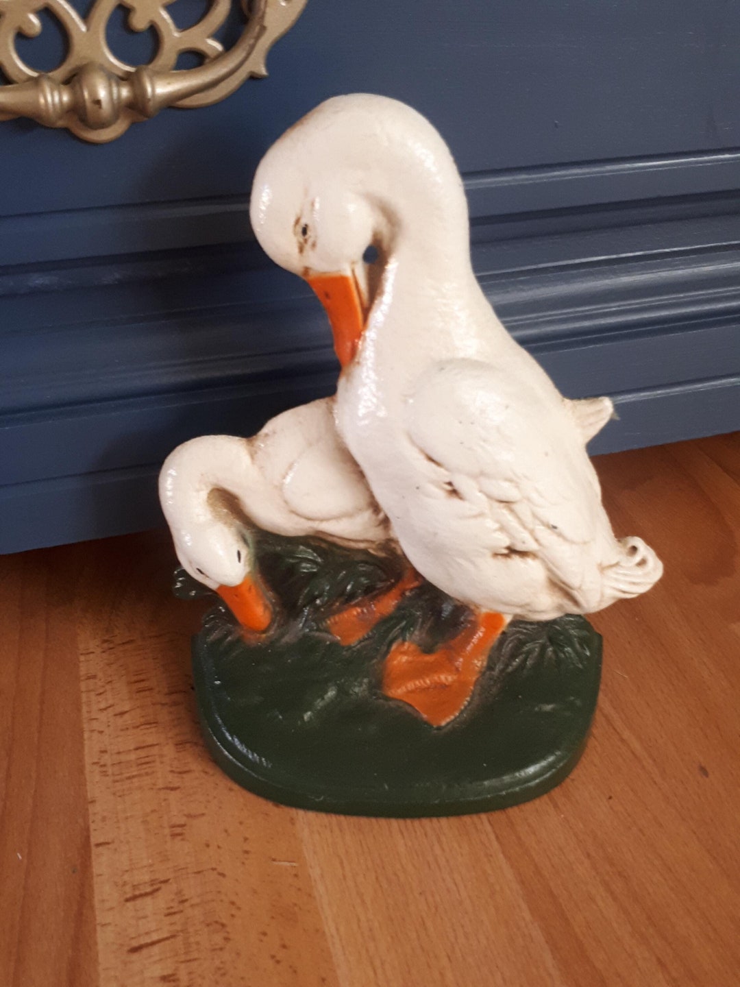 John Wright Cast Iron Geese /ducks Doorstop Donsco Inc U.S.A - Etsy