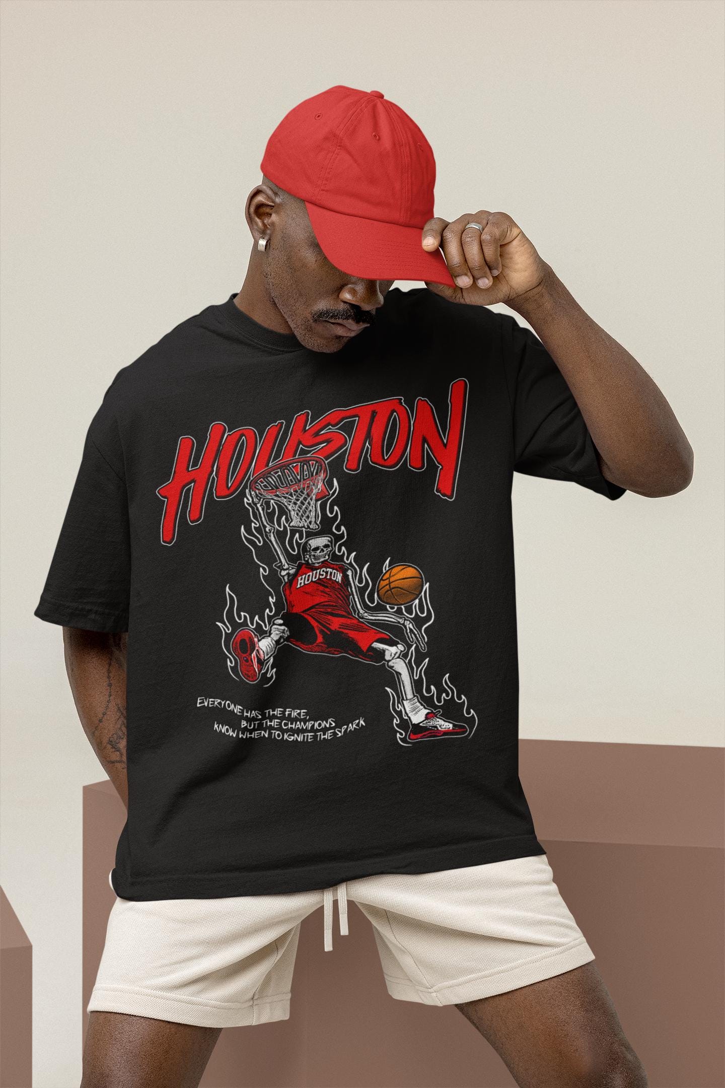 Houston Basketball T Shirt | Houston Graphic Bootleg T-shirt | Vintage ...