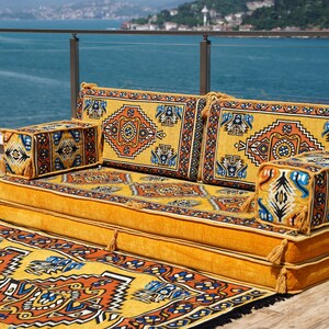 8 Inch Thick Floor Seating Sofa, Sectional Sofa, Arabic Majlis Seating ...