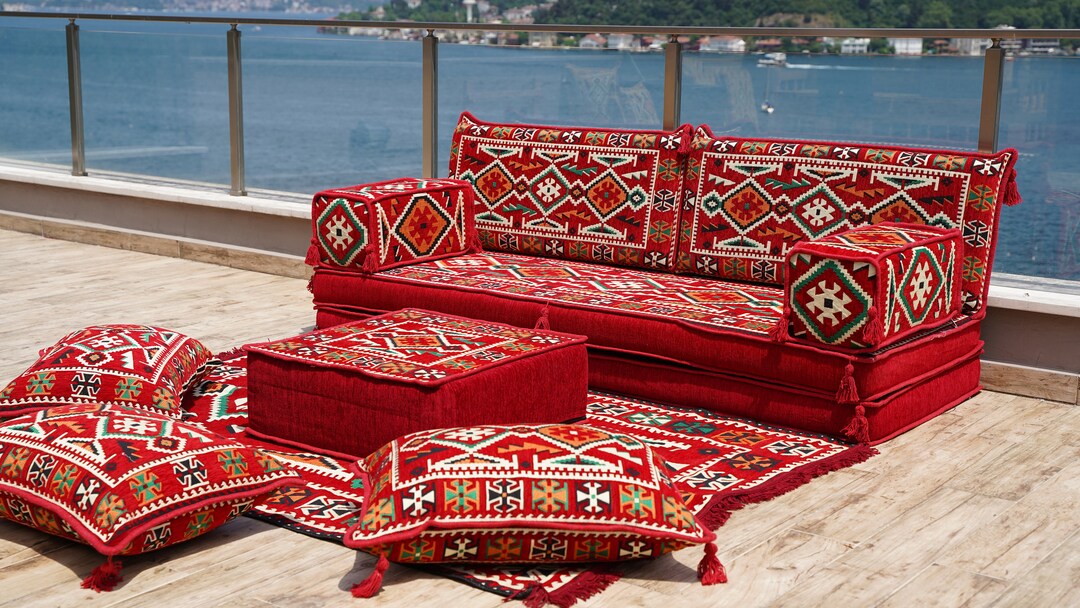 8 Thickness Arabic Floor Seating, Arabic Majlis, Arabic Livingroom ...