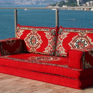 8 Thickness Arabic Floor Seating, Arabic Majlis, Traditional Seating ...