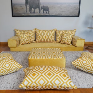 Sectional Floor Seating, Diwan Sofas, Floor Cushions, Pallet Sofa Set ...