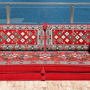 8 Inch Thick Arabic Sofa Seating Set, Sectional Sofa Couch, Cushion ...