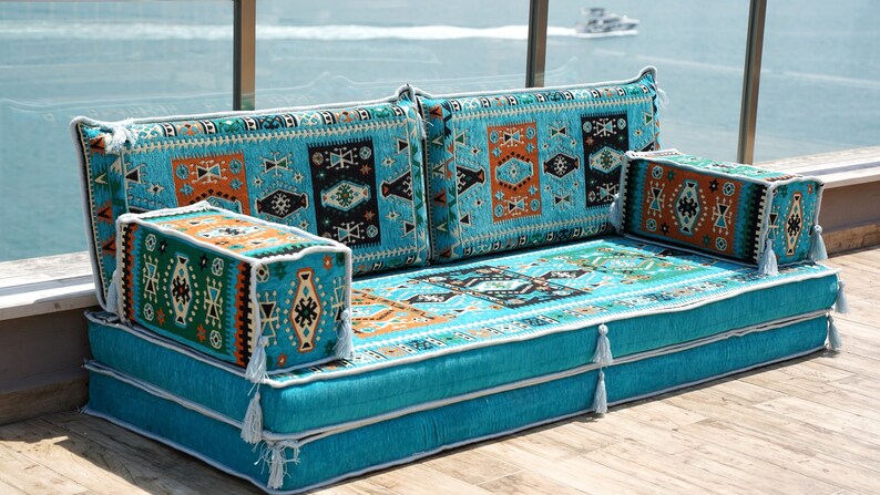 Arabic Floor Couch Arabic Majlis Floor Cushion Oriental - Etsy