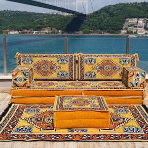 8 Inch Thick Floor Seating Sofa, Sectional Sofa, Arabic Majlis Seating ...