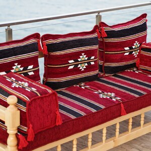 Unassembly Wooden Bench, Arabic Seating Jalsah, Handmade Wooden Bench ...