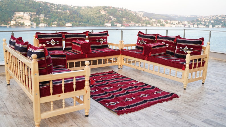 Unassembly Wooden Bench Arabic Seating Jalsah Handmade - Etsy