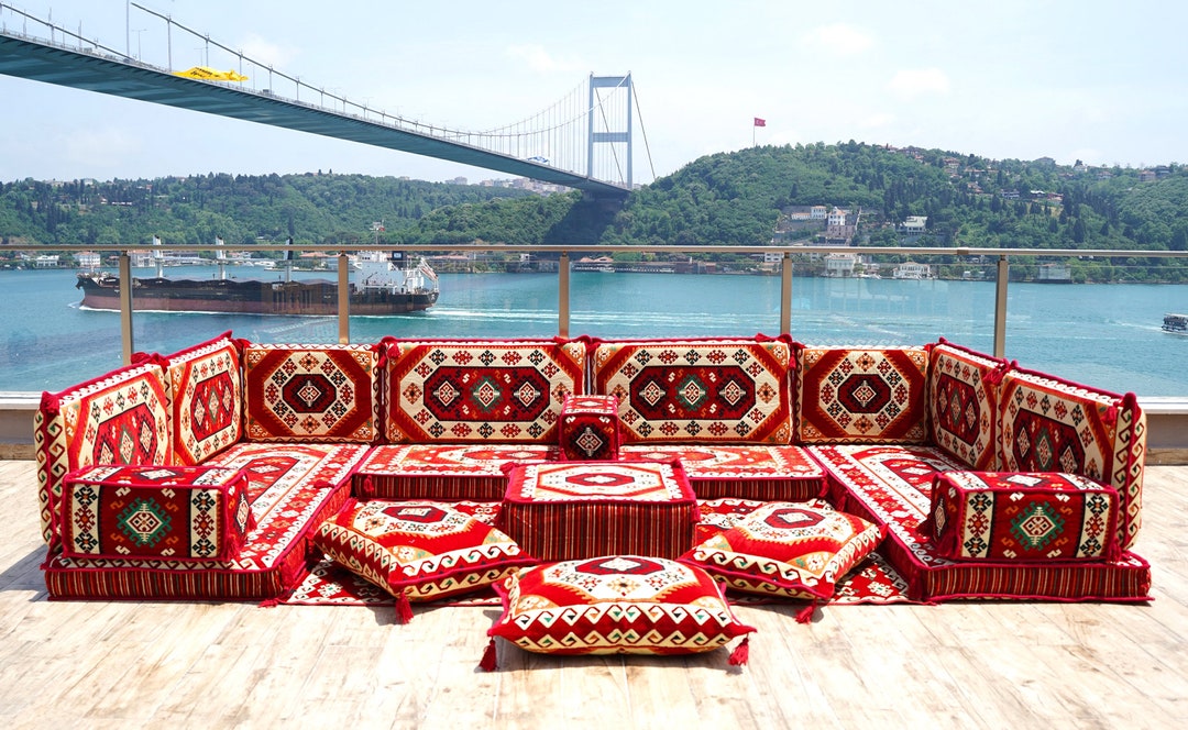 U Shaped Traverse Arabic Majlis, Traditional Floor Sofas, Floor Sofa ...