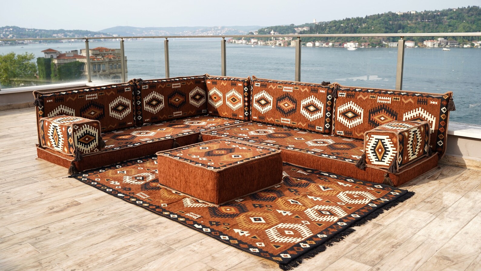 L Shaped Corner Seating Sofa Moroccan Sofa Set Floor - Etsy