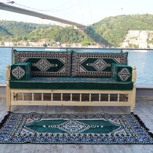 Patio Furniture, Handmade Wooden Bench, Arabic Majlis, Outdoor Bench ...