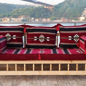 Unassembly Wooden Bench, Arabic Seating Jalsah, Handmade Wooden Bench ...