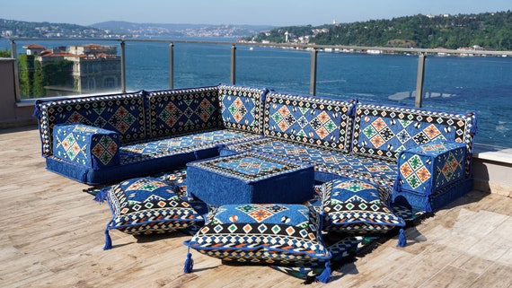 L Shaped Sectional Sofas Turkish Floor Seating Set Entryway - Etsy