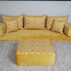 Sectional Floor Seating, Diwan Sofas, Floor Cushions, Pallet Sofa Set ...