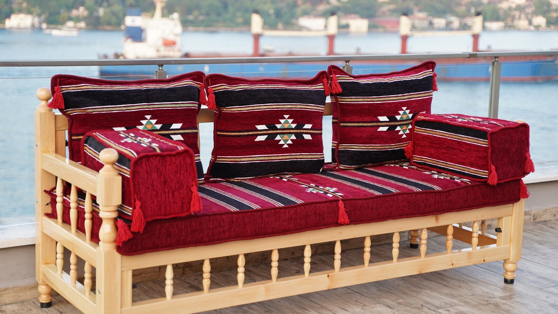 Unassembly Wooden Bench Arabic Seating Jalsah Handmade - Etsy