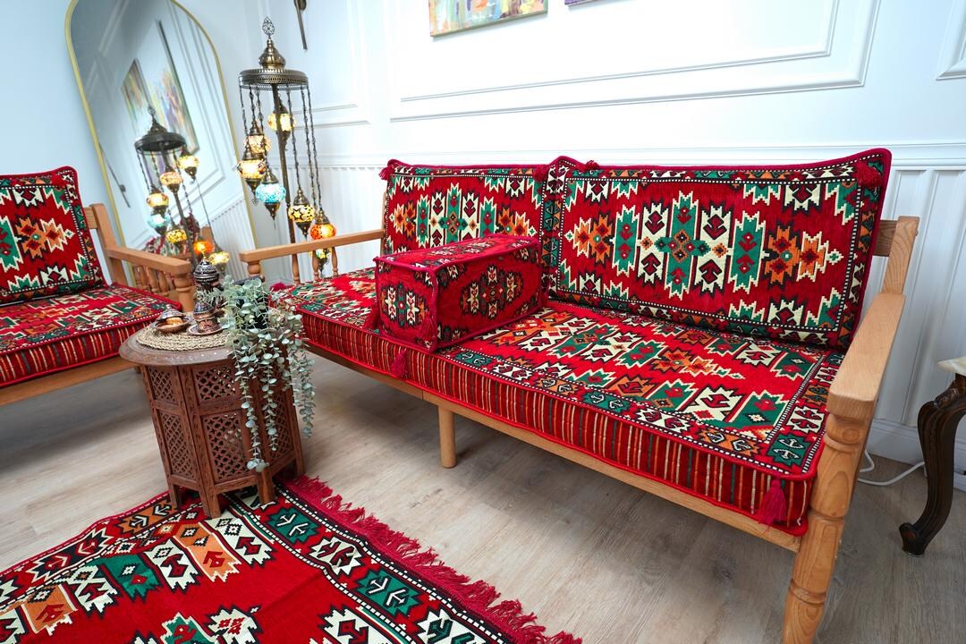 Moroccan Living Room Couch, Arabic Majlis Furniture, Outdoor Bench ...