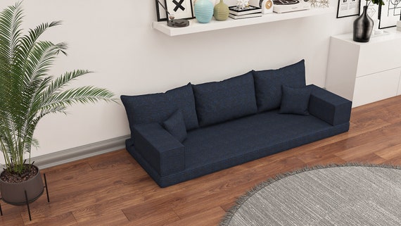 Leinen Sofa Farbe K055C Sofa Set Lesesofa Marokkanisches Wohndekor Wohnzimmersofa Palettensofa Bodensofa Leinen Bodenkissen Etsy