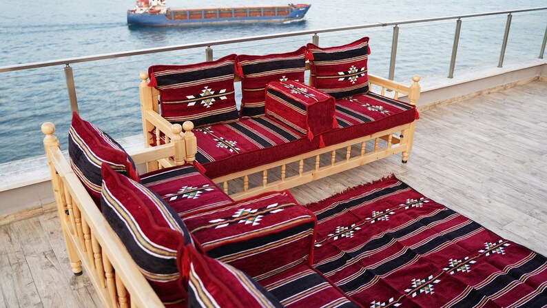 Unassembly Wooden Bench Arabic Seating Jalsah Handmade - Etsy