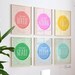 Kids Positive Affirmation Wall Art Poster Printables, Pastel Rainbow ...